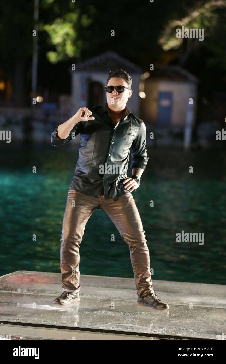 Elvis Crespo during Elvis Crespo Behind the scene filming of his new ...