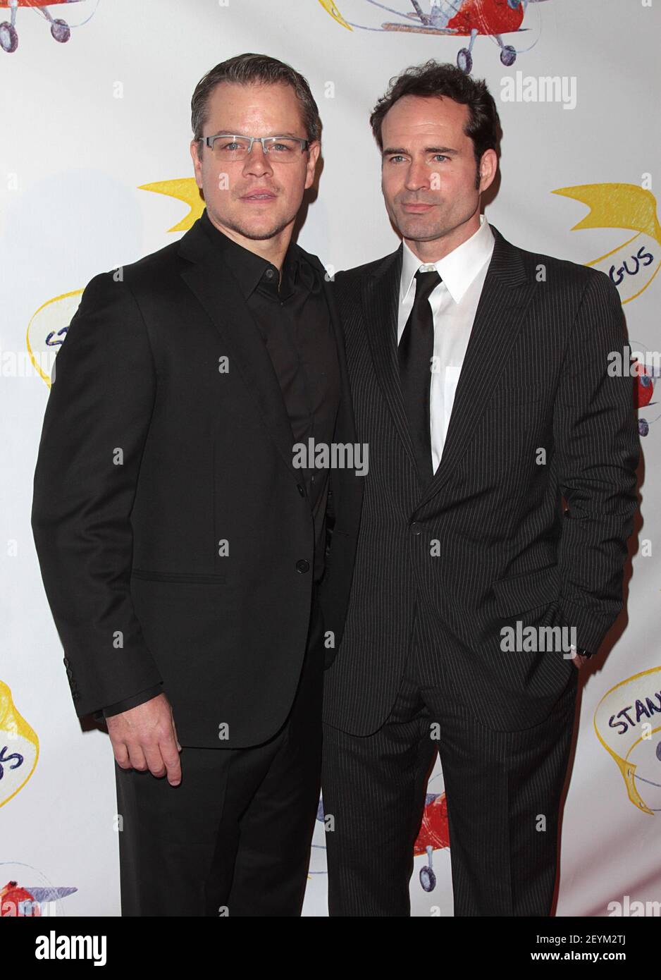 Matt Damon, Jason Patric attends The "Stand Up For Gus" Benefit at the ...