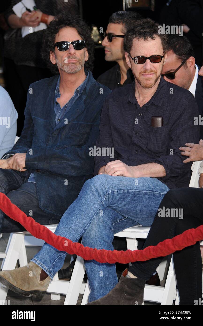 14 November 2013 - Hollywood, California - Joel Coen, Ethan Coen. John ...