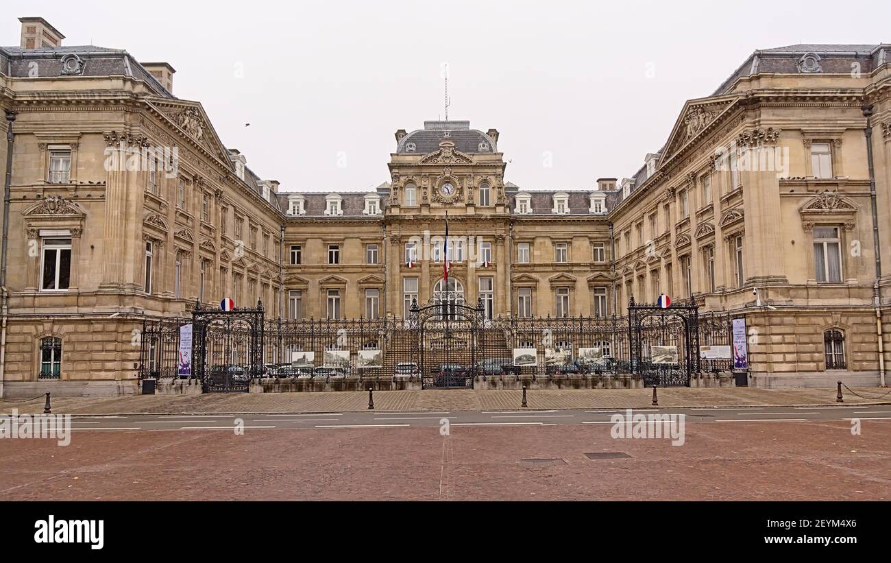 French renaissance country governemnt office building in Lille, France ...