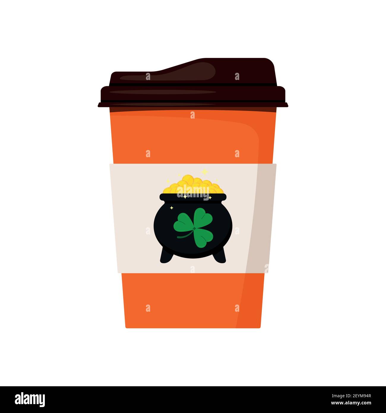Saint of coffee Stock Vector Images - Alamy