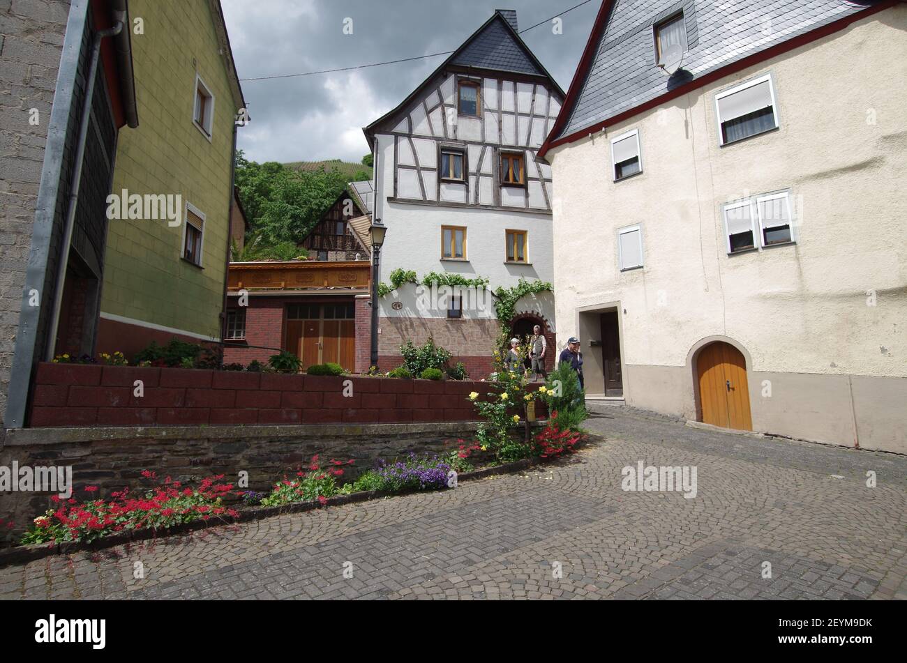 Bremm, Calmont region, Germany Stock Photo - Alamy