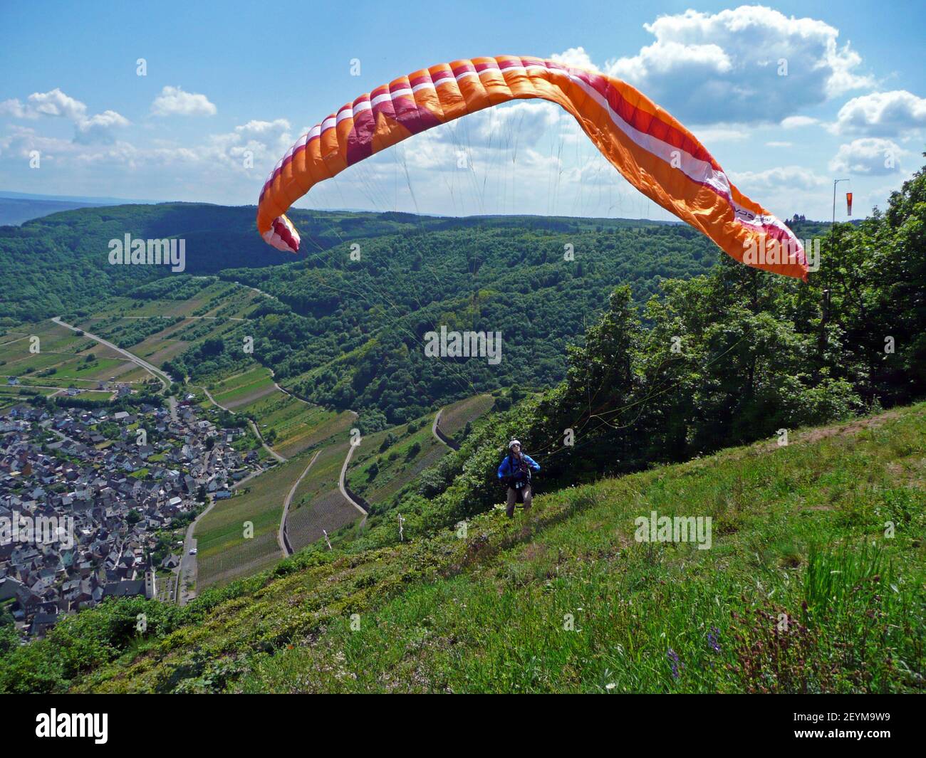 Bremm, Calmont region, Germany Stock Photo - Alamy