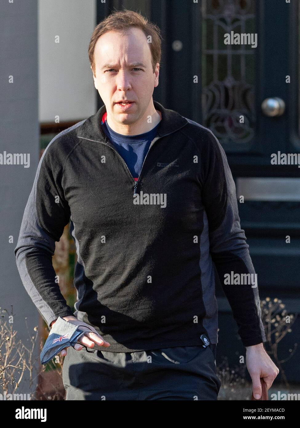 Health Secretary Matt Hancock Leaves His West London Home Today On The