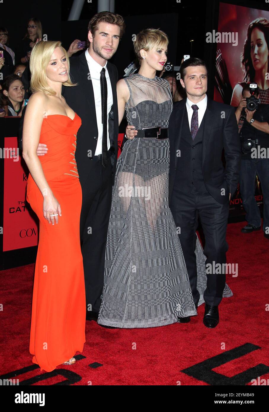 18 November 2013 - Los Angeles, California - Elizabeth Banks, Liam ...