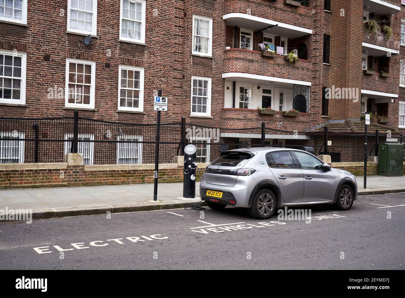 A Source London EV charging point, London. Picture date: Friday March 5 ...