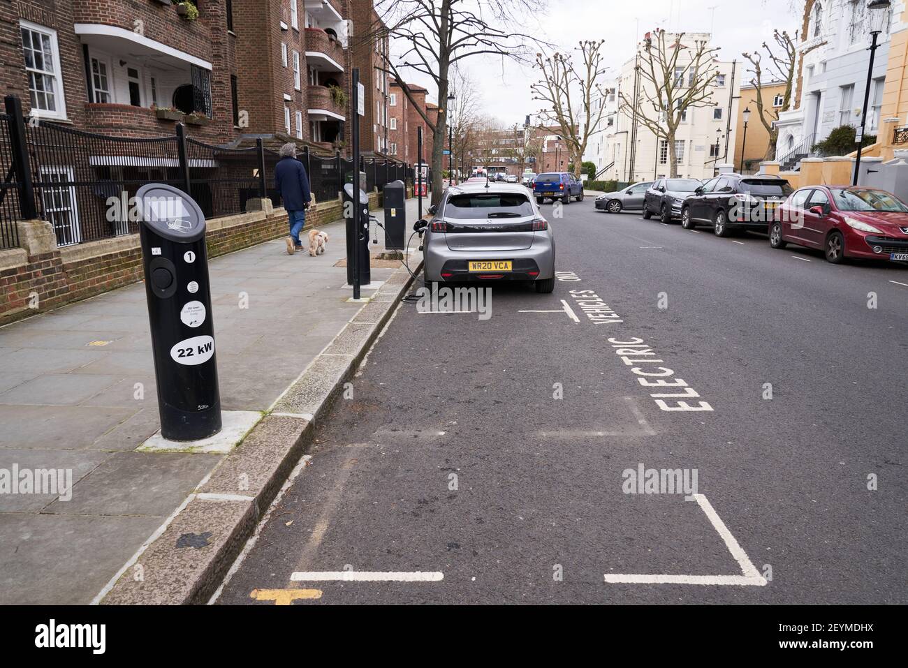 A Source London EV charging point, London. Picture date: Friday March 5 ...