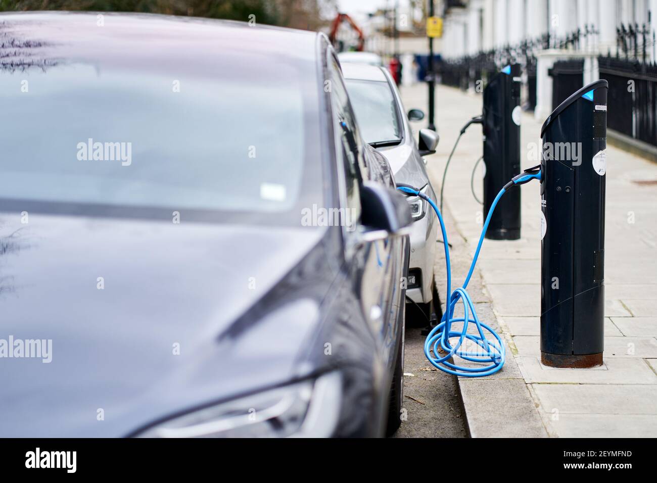 Source London EV charging point's, London. Picture date: Friday March 5 ...