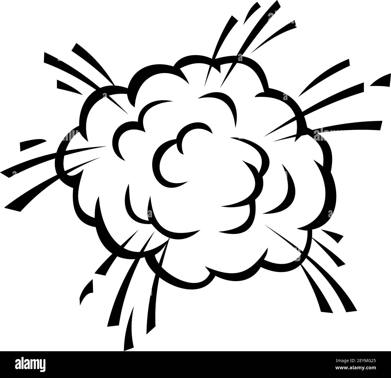 Puff of cloud in sky Stock Vector Images - Alamy