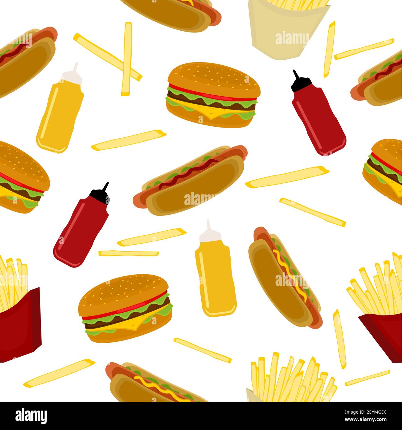 Cartoon fries wallpaper hi-res stock photography and images - Alamy