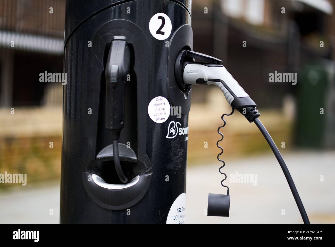 A Source London EV charging point, London. Picture date: Friday March 5 ...