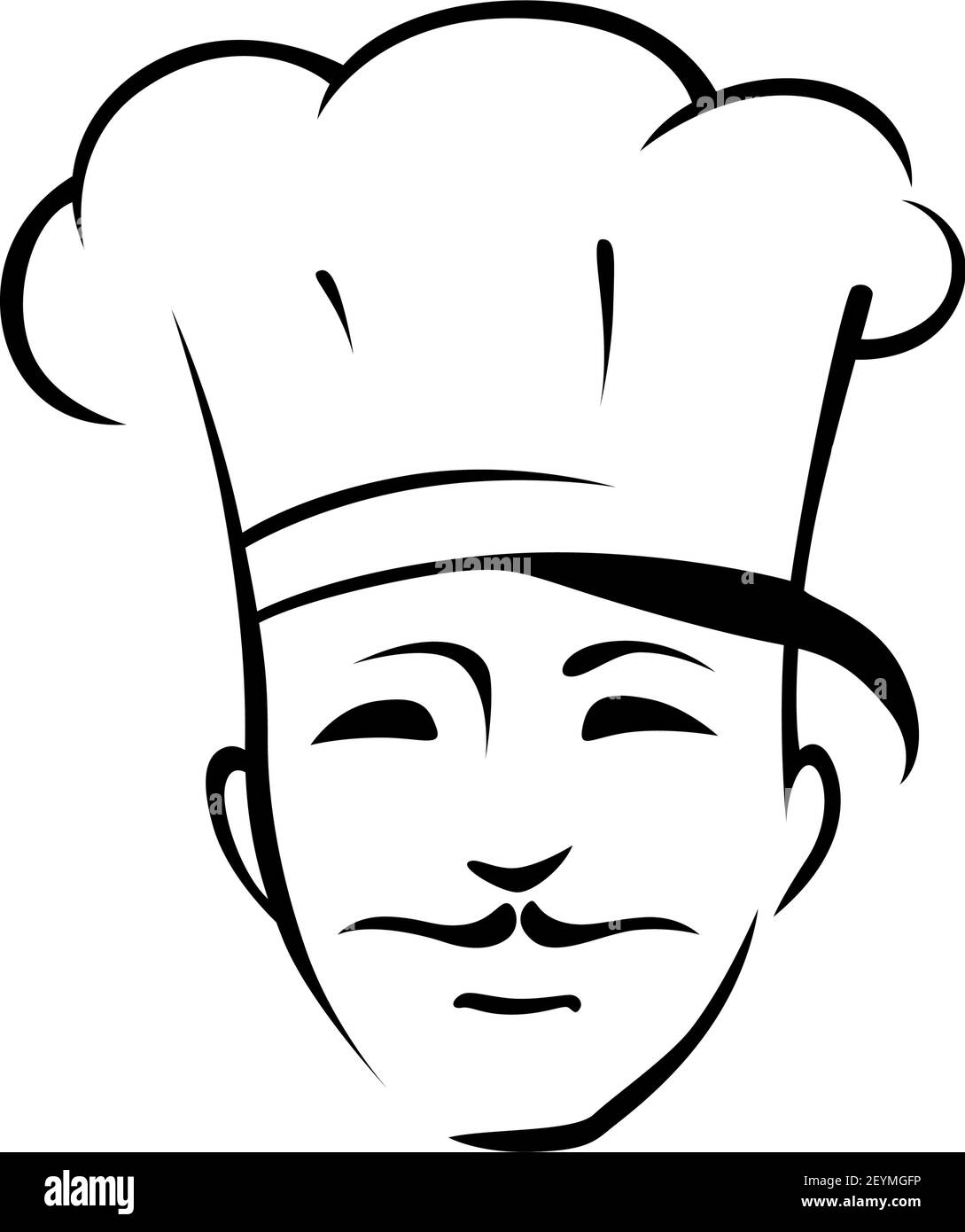 Chef clipart Black and White Stock Photos & Images - Alamy