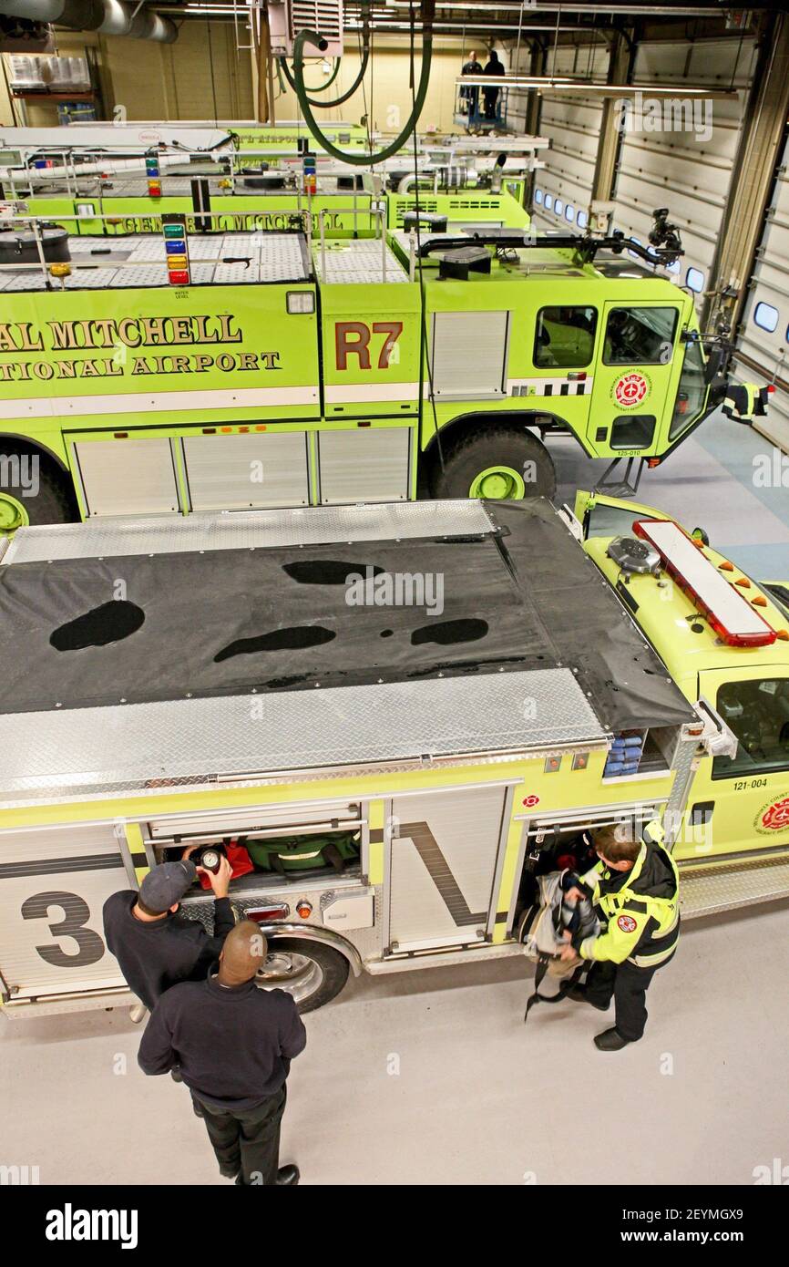 Firefighter/EMT Robert Kaslick (from left), Assistant Chief Vernon Easley and firefighter/EMT ...