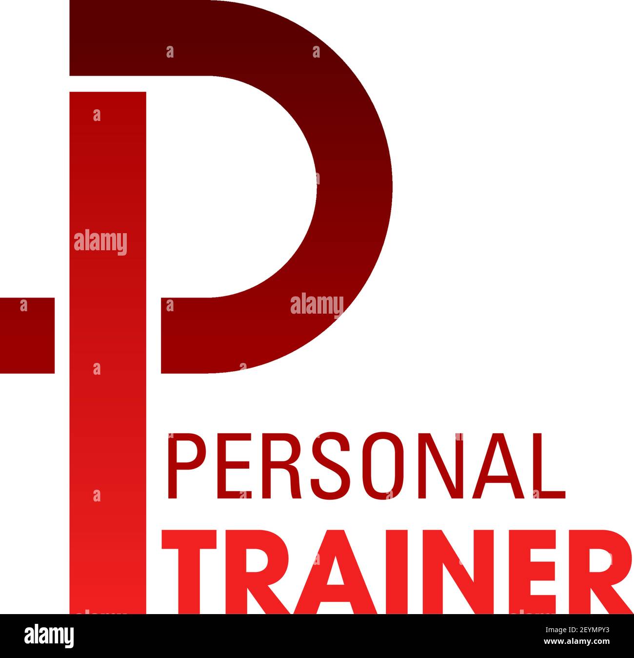 Black fitness trainer Stock Vector Images - Alamy