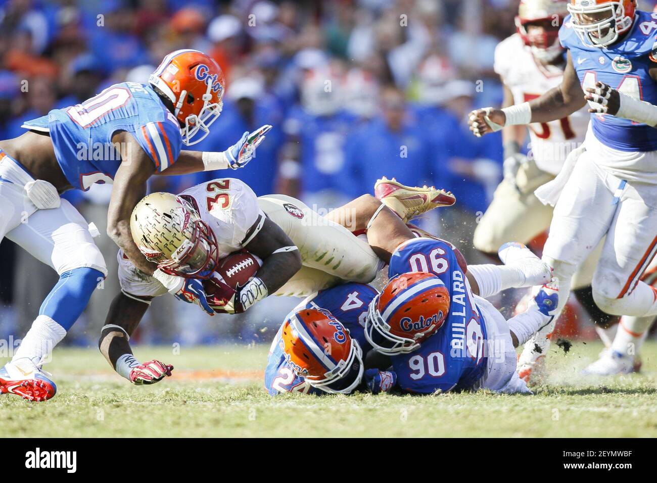 Florida Gators defensive back Brian Poole (24) and Gators defensive ...