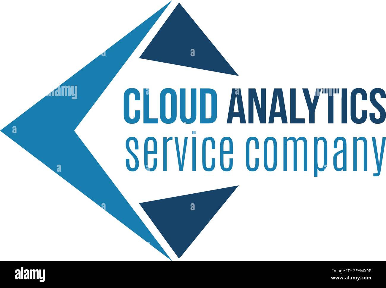 Letter C icon for cloud analytics and internet marketing company ...