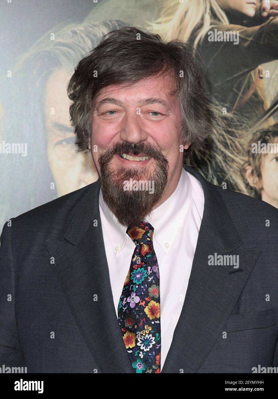 Stephen Fry attends The Los Angeles Premiere of "The Hobbit: The ...