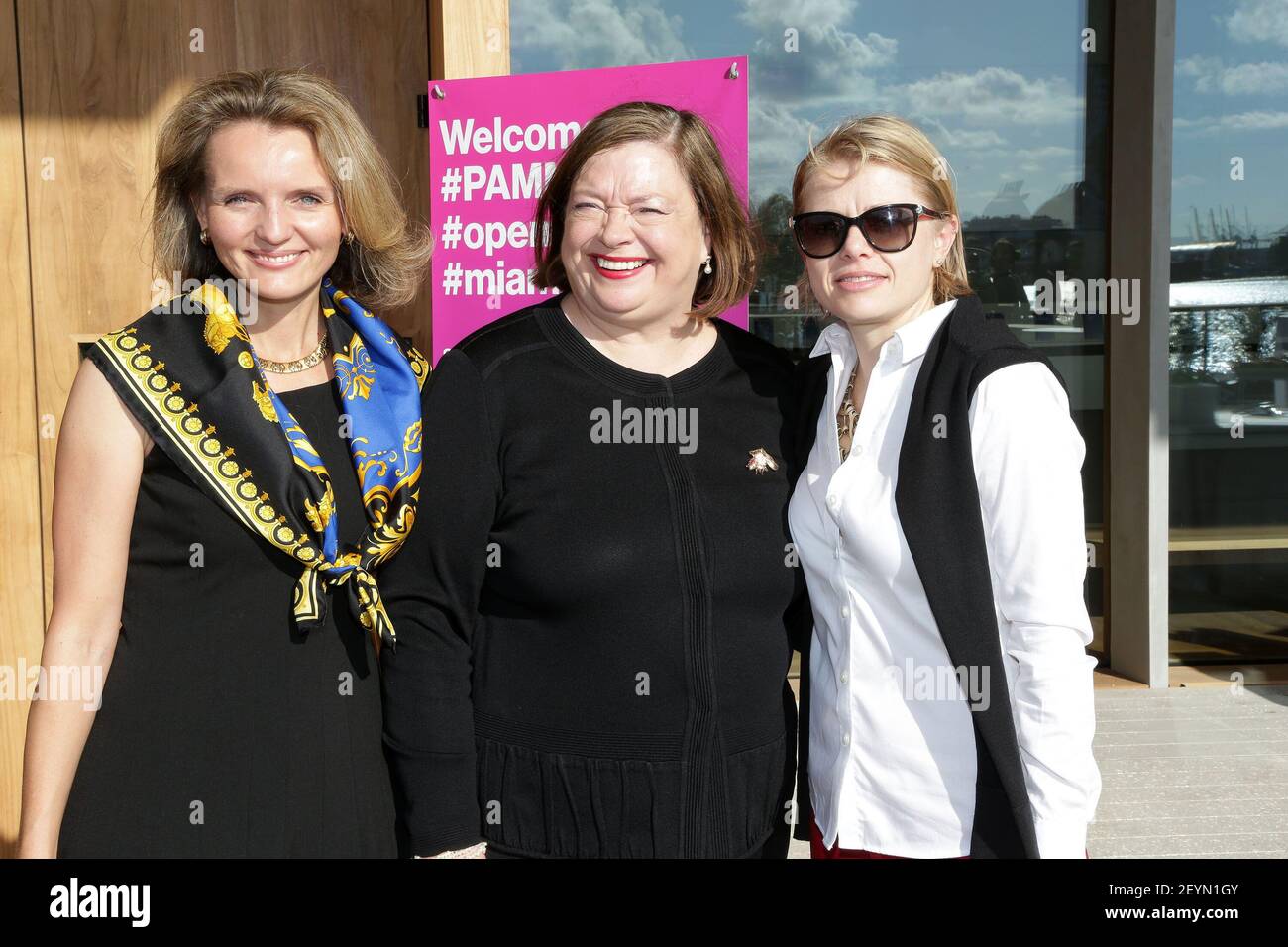 Art Museum's Sonja Bogensperger, Alyce Robertson and Claire Breukel ...