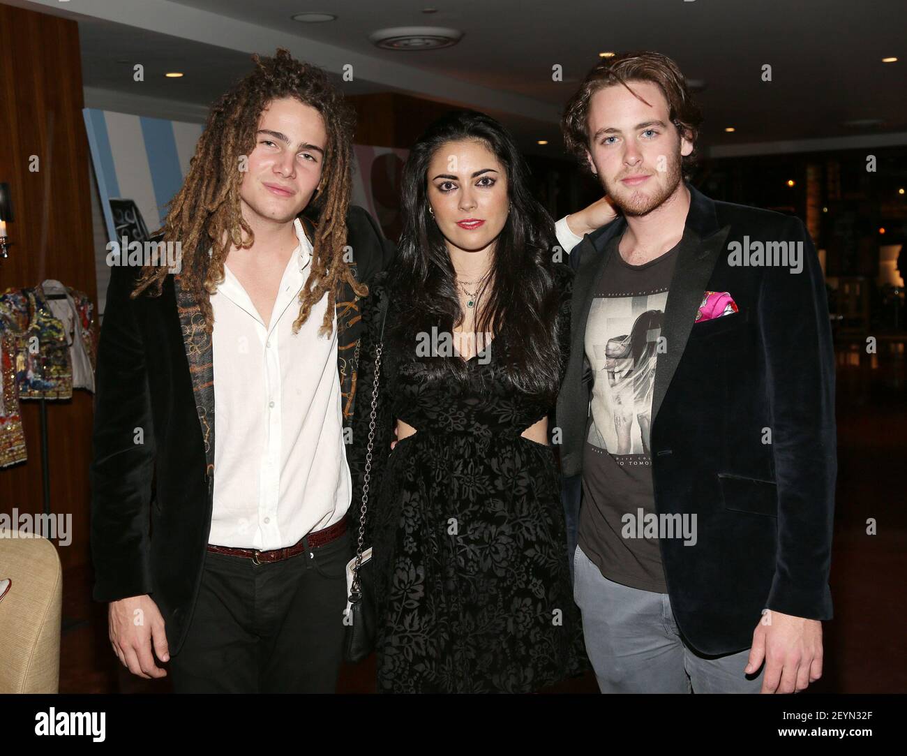 Ford model Morgan O'Connors, Patricia Scarlet Uribe and Remington ...