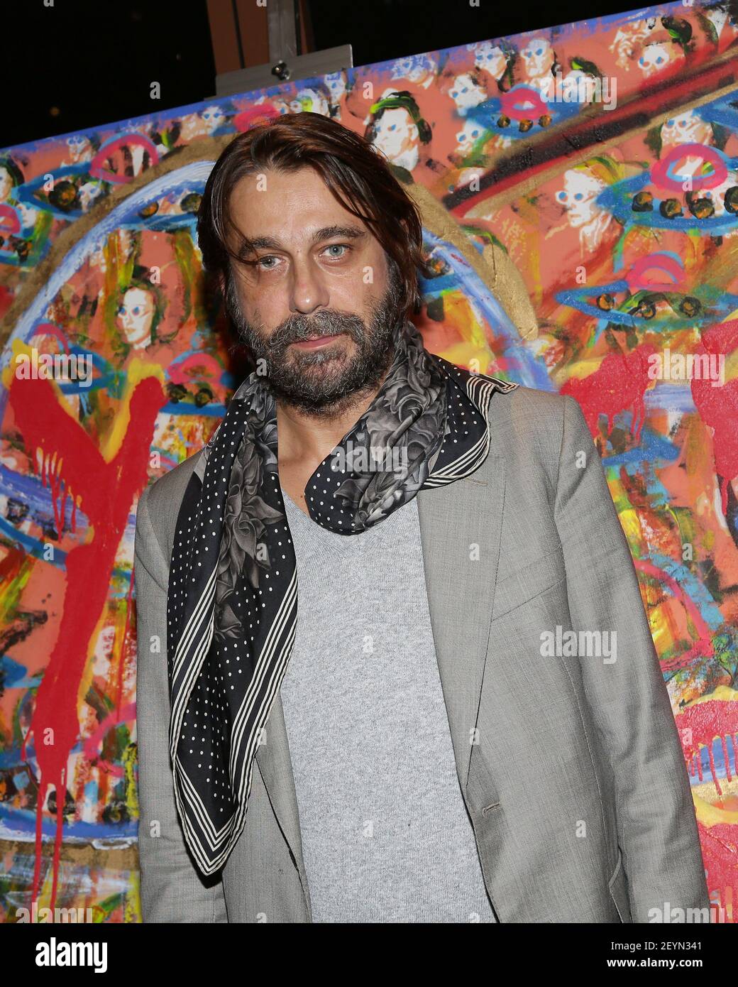 Actor Director and Artist Jordi Molla attends Domingo Zapata's Art ...