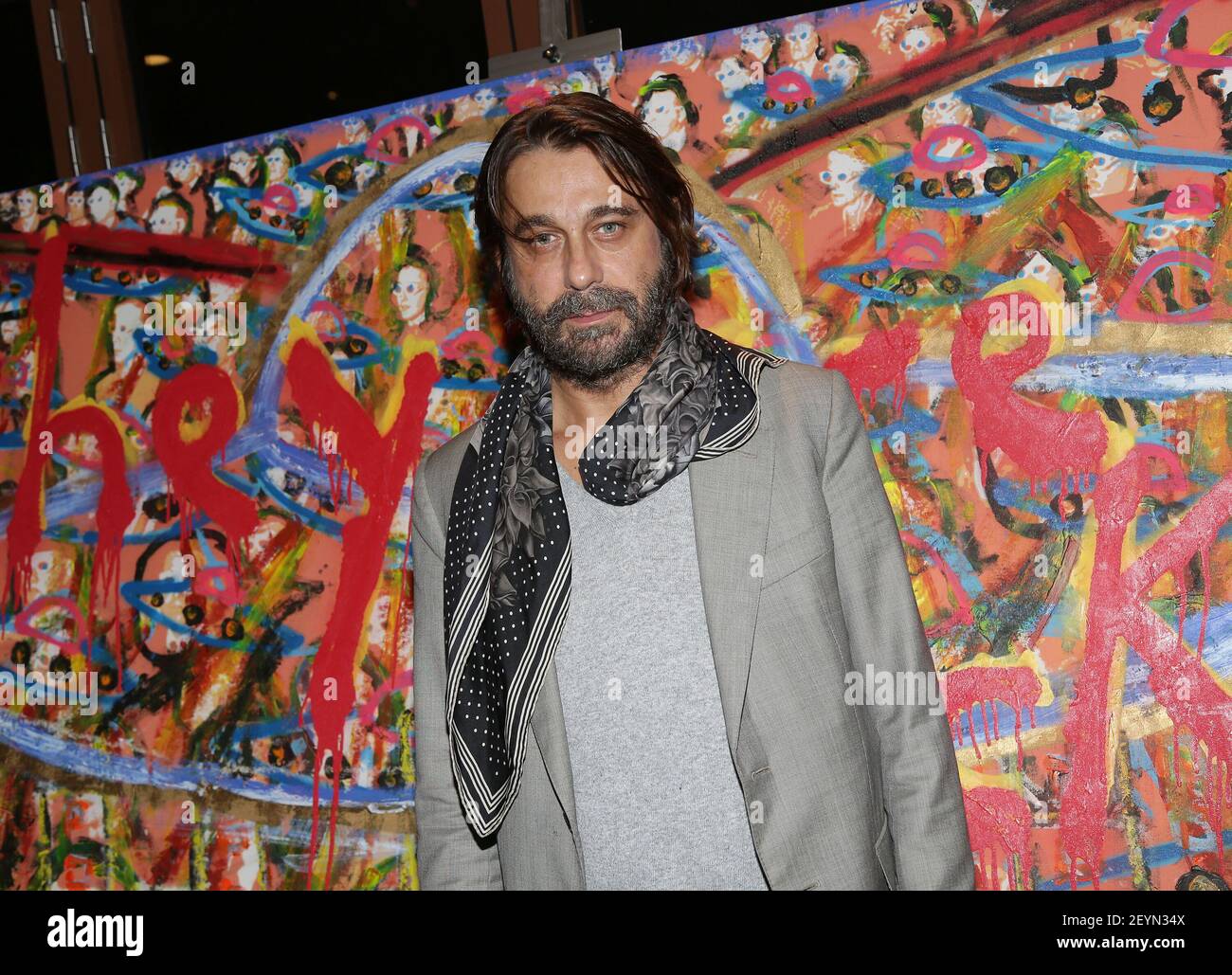 Actor Director and Artist Jordi Molla attends Domingo Zapata's Art ...