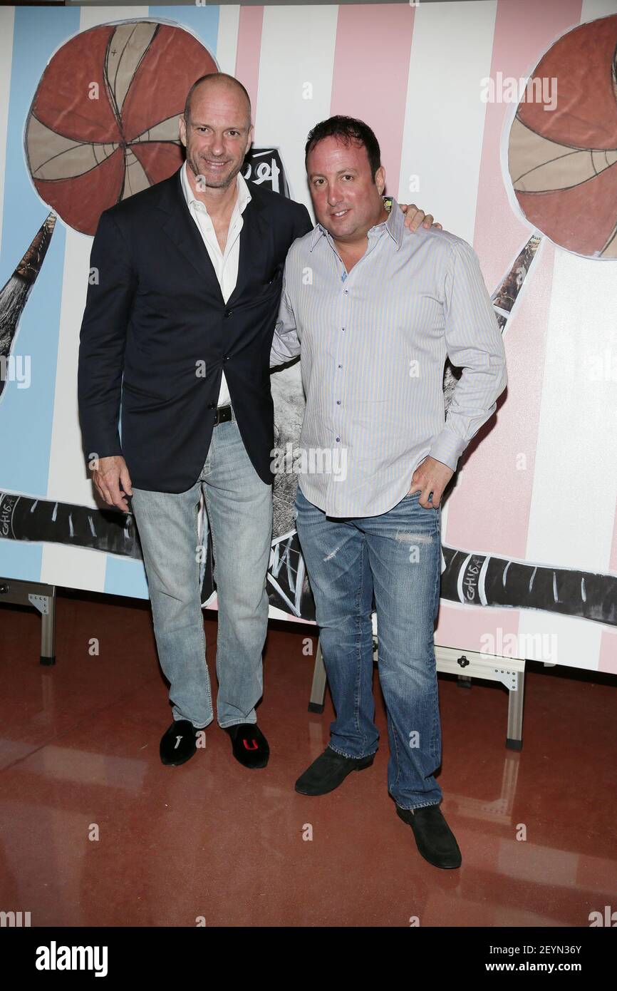 Giuseppe Cipriani and Dan Goodstadt attend Domingo Zapata's Art Basel ...