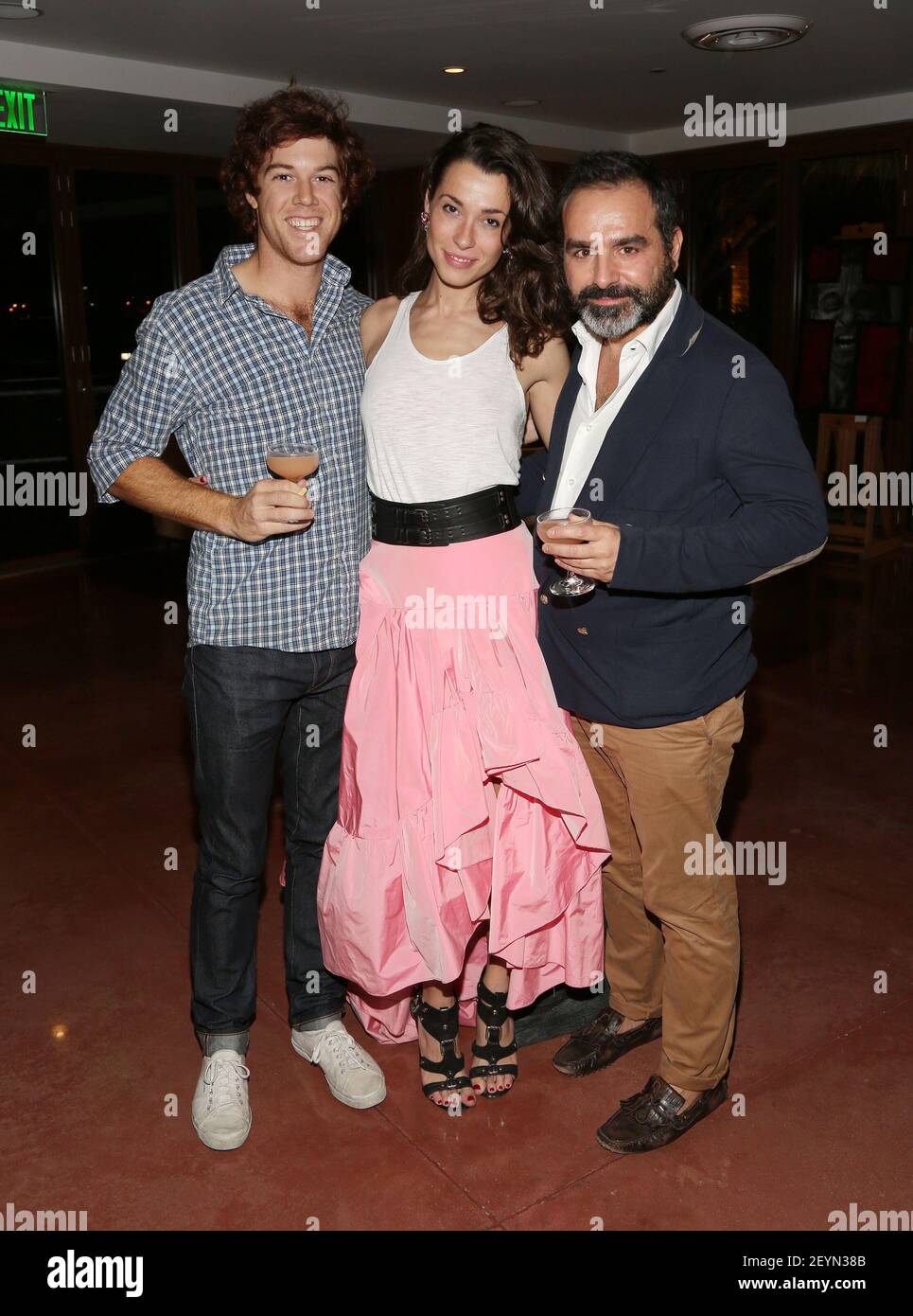 Nicolo Ragazzi, Alessandra De Tomaso and Luca Cattini attend Domingo ...