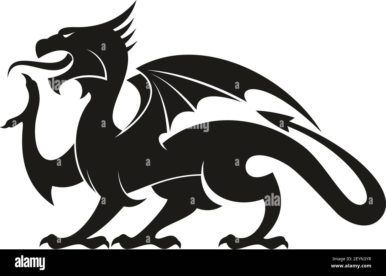 Gryphon dragon Stock Vector Images - Alamy