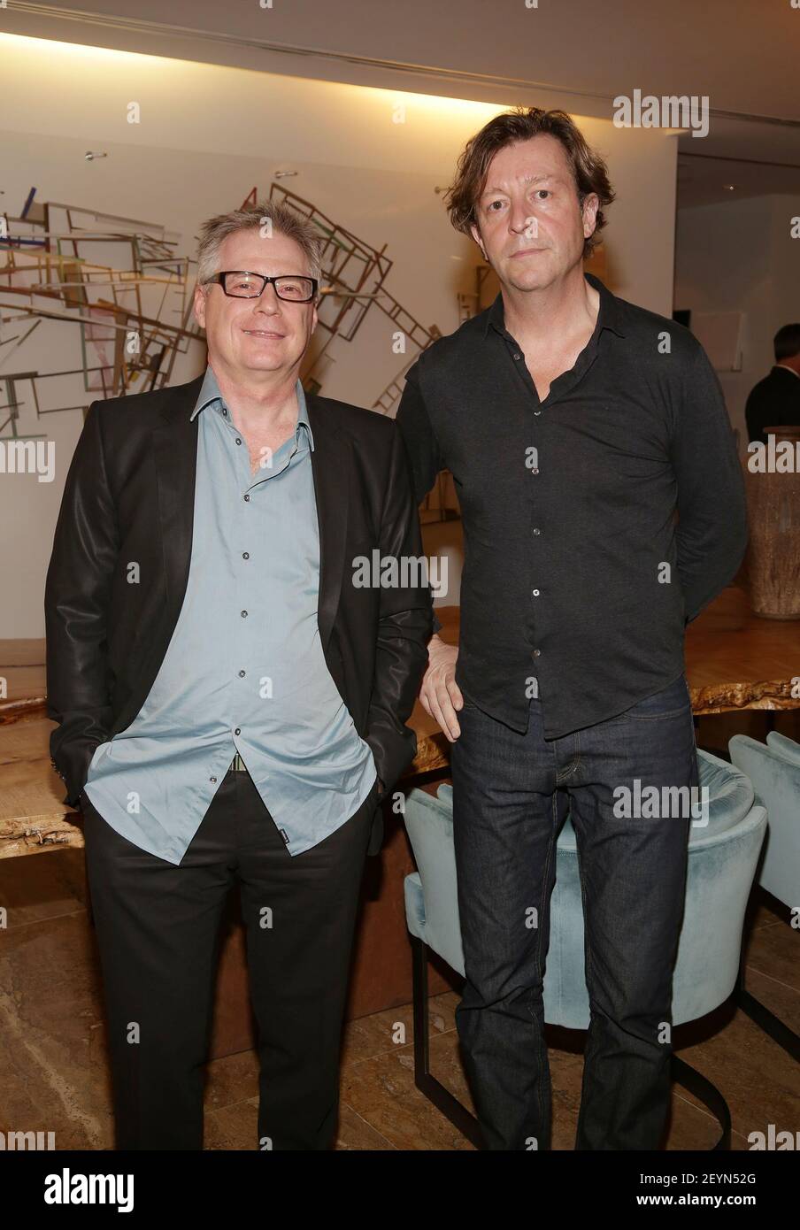 Thomas Taubert and Jan van der Ploeg attend Marea Artist Reception ...