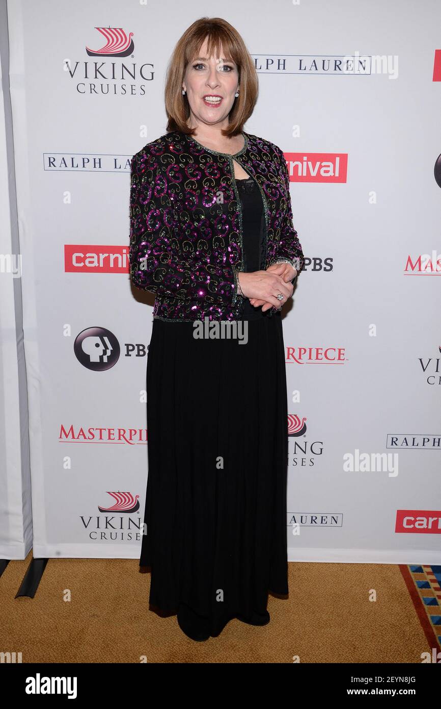 Actress Phyllis Logan attends the 'Downton Abbey' Season four cast ...