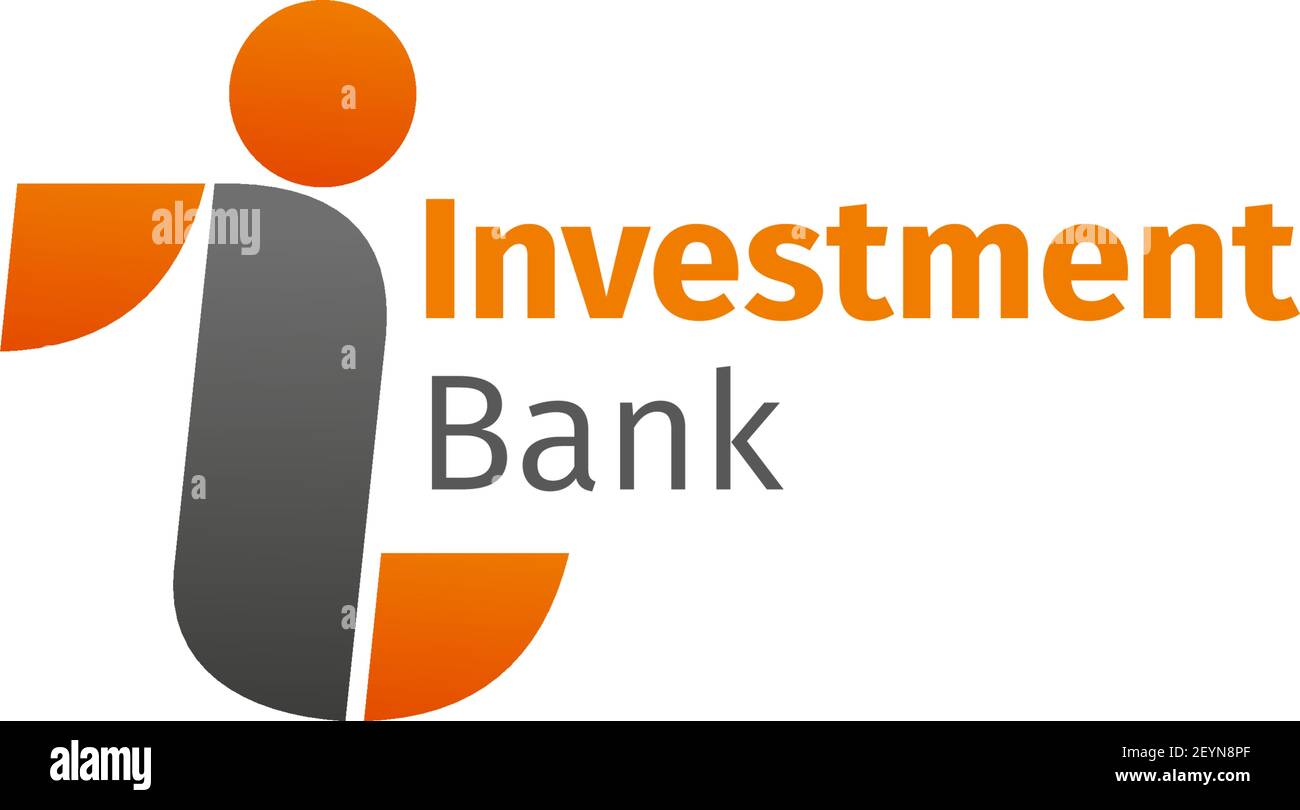 Investment bank vector sign isolated on a white background. Creative ...