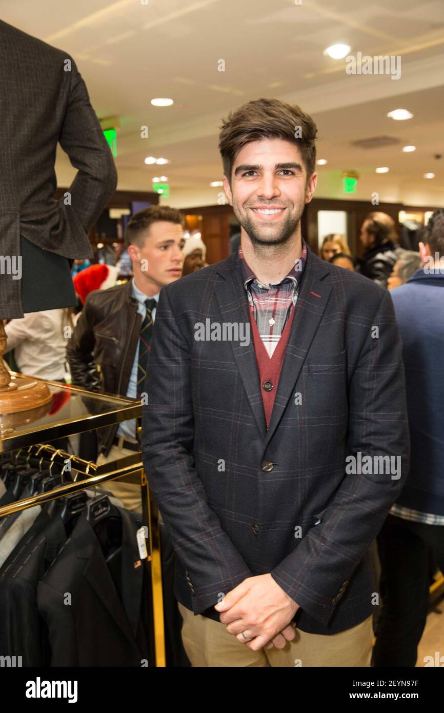 Justin Mikita attend the Brook Brothers' Holiday Celebration Benefiting ...