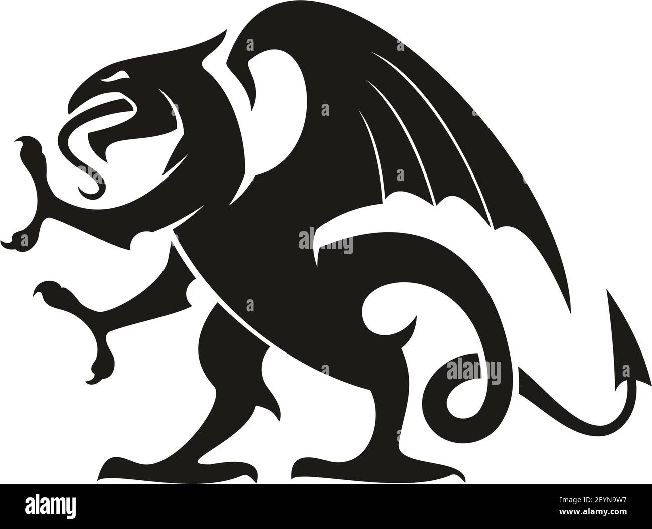 Dragon legs Stock Vector Images - Alamy
