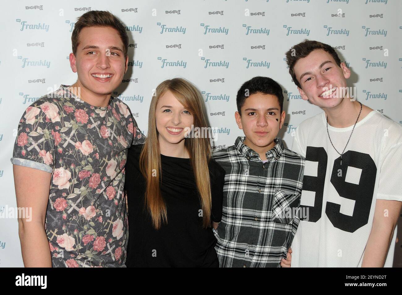 14 December 2013 - Hollywood, California - Andrew Lowe, Jenn McAllister ...