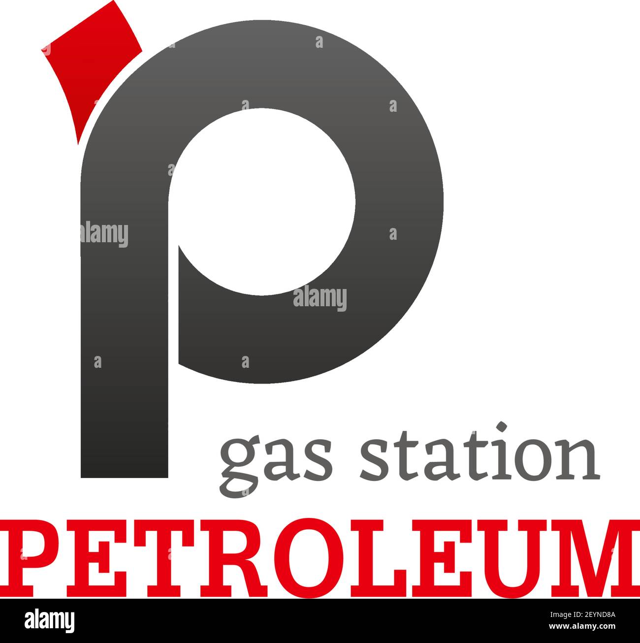 Gas station petroleum vector sign isolated on a white background ...