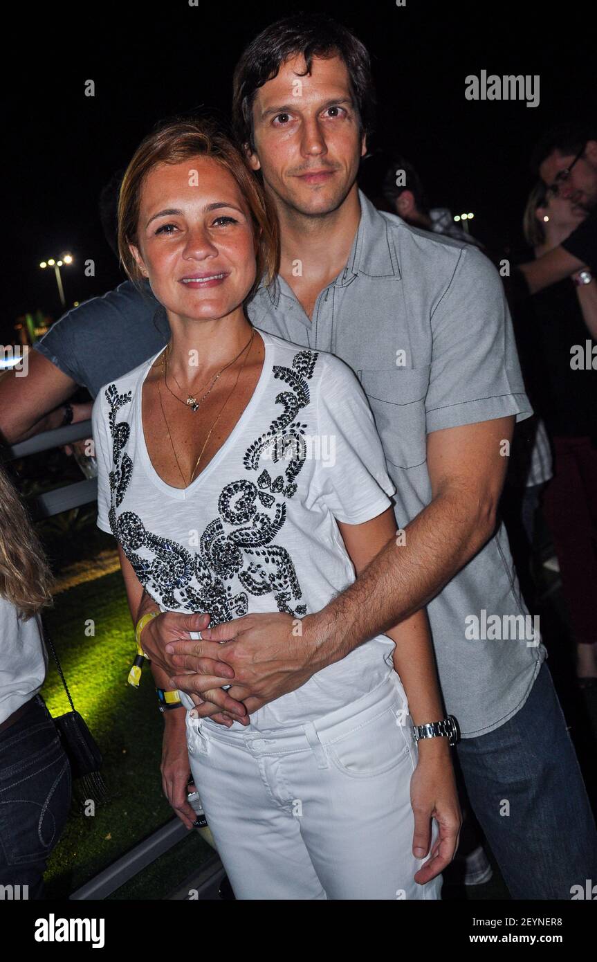 Vladimir Brichta e Adriana Esteves Curte Ã¡rea Vip durante Rock in Rio 2013. RIO DE JANEIRO/RJ ...