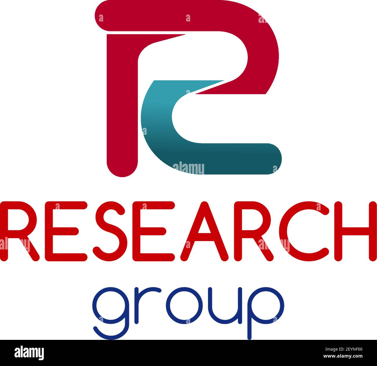 Vector icon for research group isolated on white background. Thinking ...