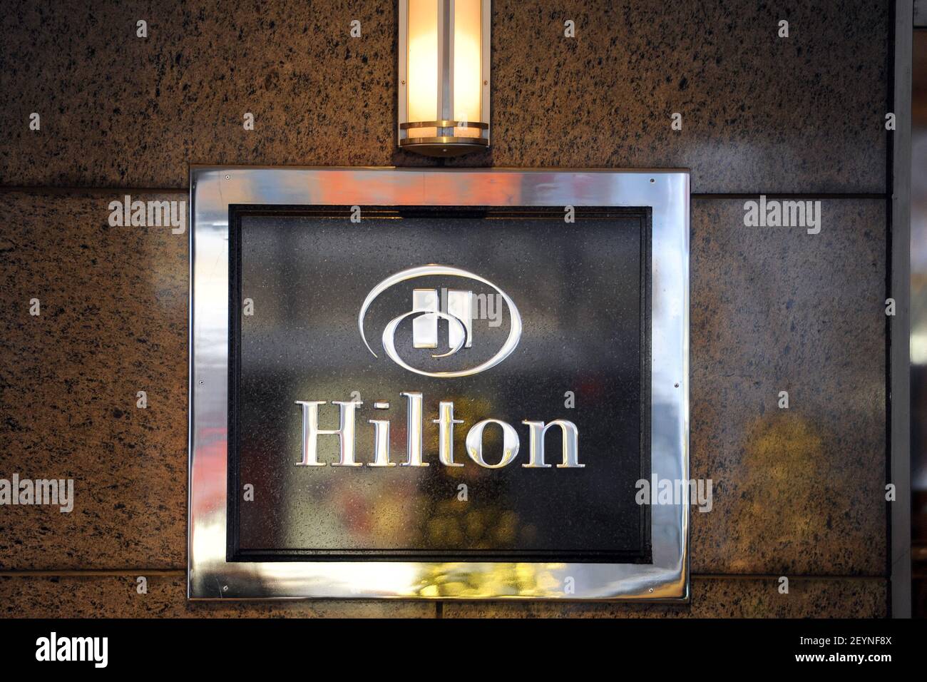 Hilton hotel usa general view hi-res stock photography and images - Alamy