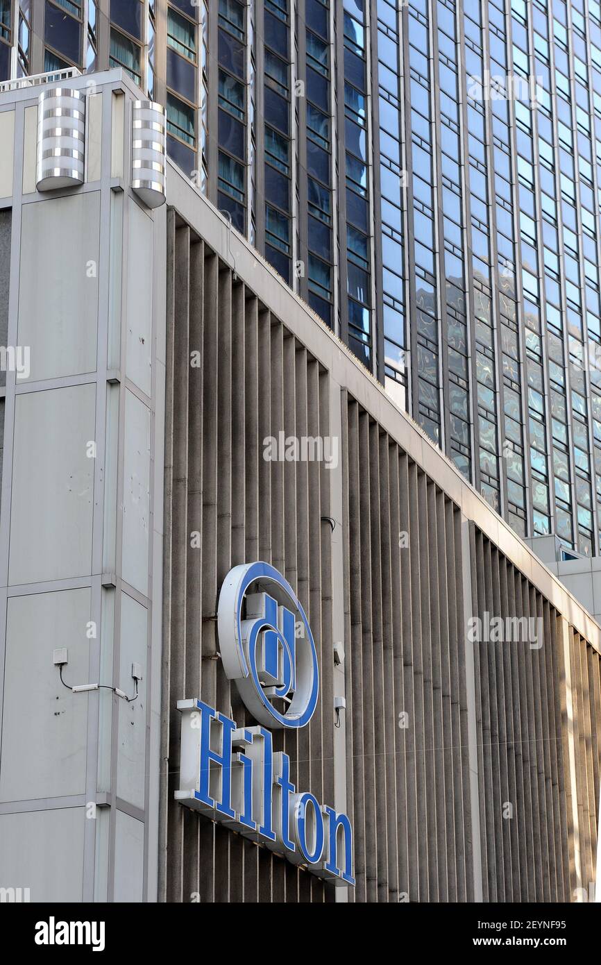 Hilton hotel usa general view hi-res stock photography and images - Alamy