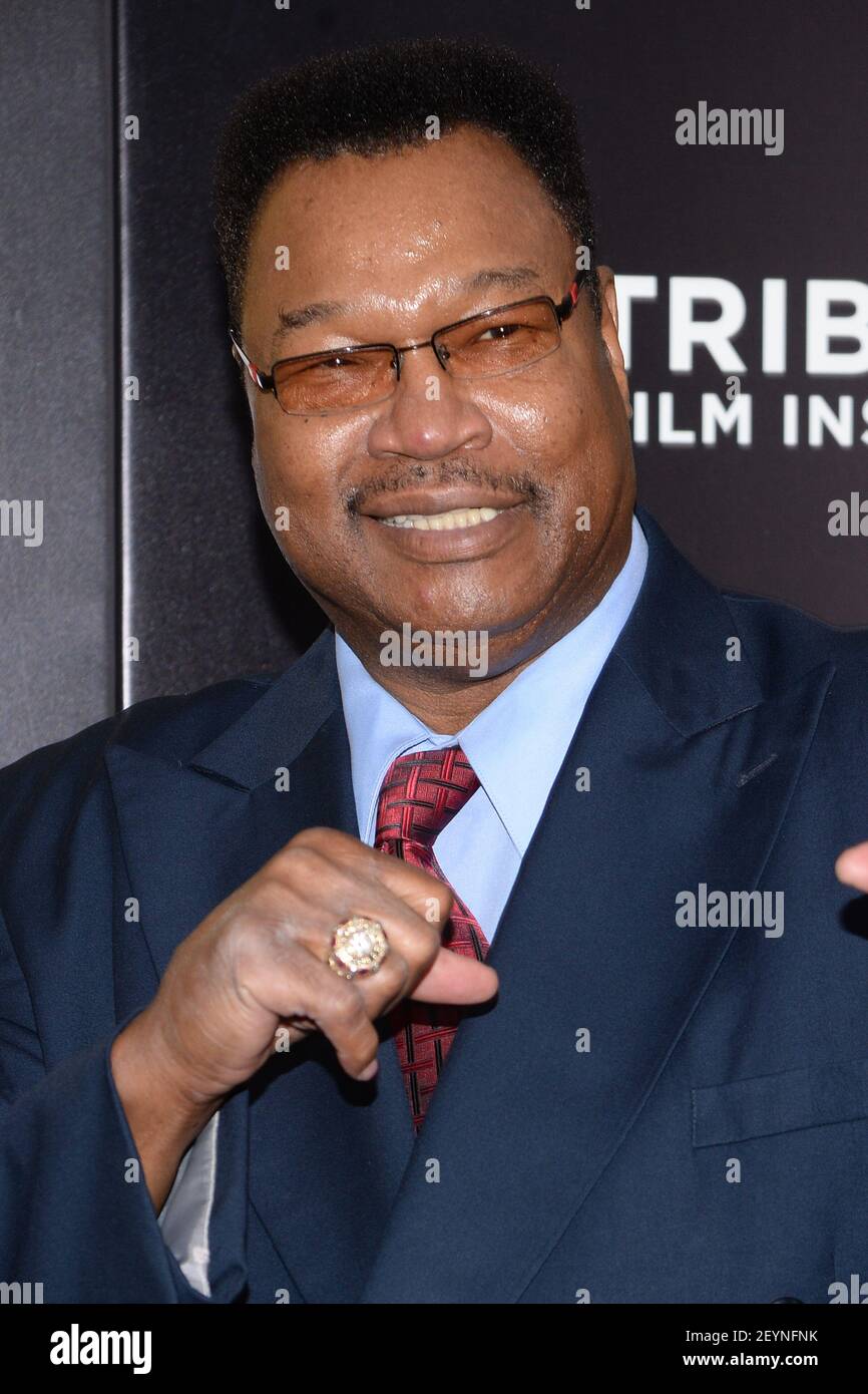 Boxing legend Larry Holmes attend the 'Grudge Match' screening ...