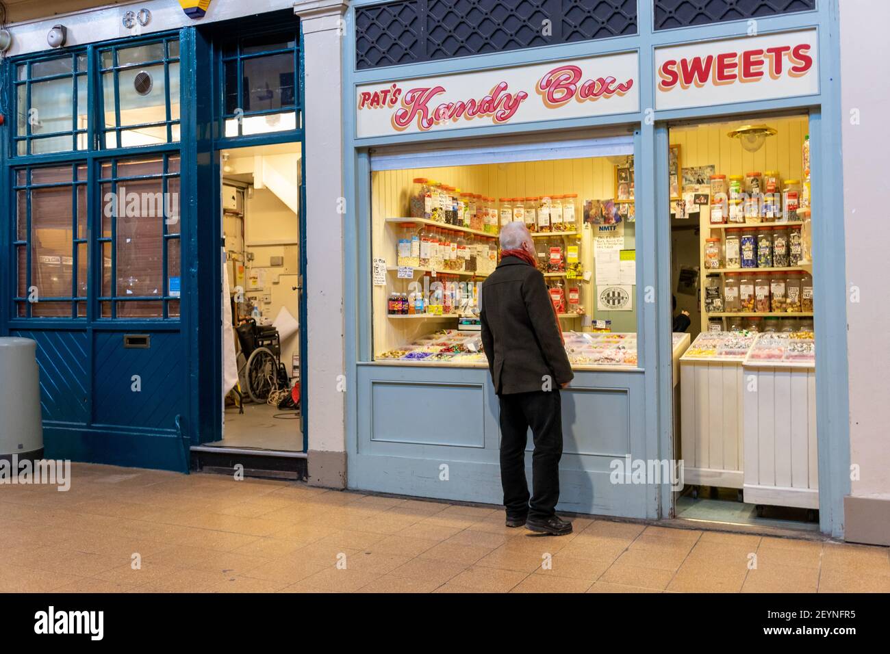 Newcastle upon Tyne/UK - 8th Jan 2020: The Grainger Market traditional ...