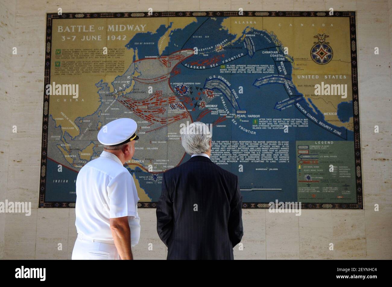 Superintendent Larry Adkinson shows U.S. Secretary of State John Kerry ...