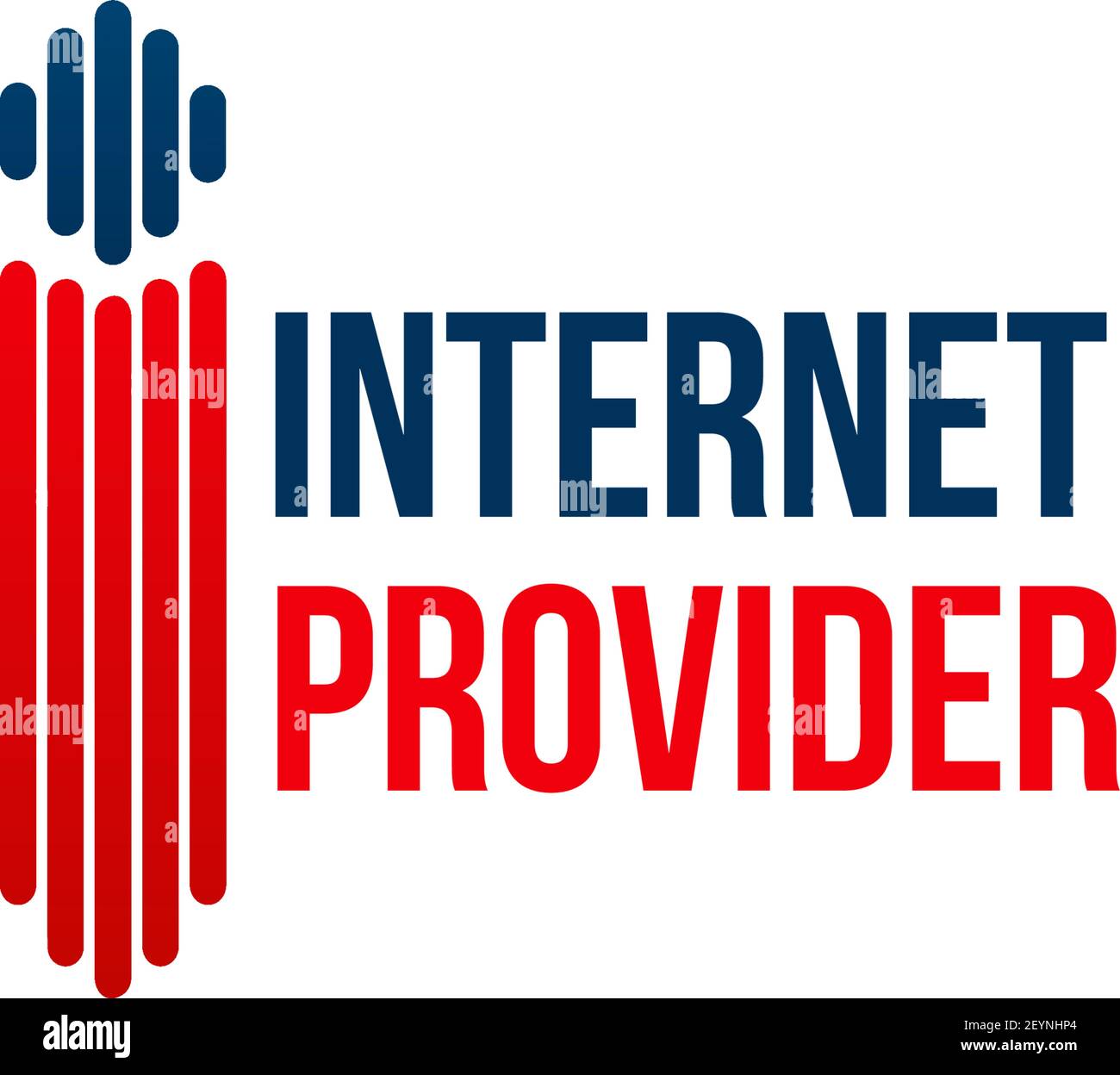Vector icon for internet provider company. Concept of internet ...