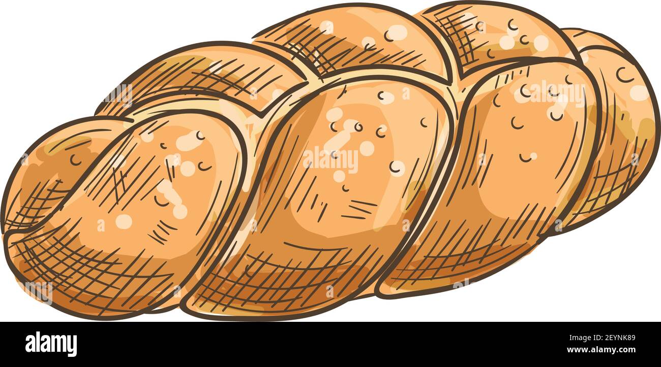 Round Challah Clip Art