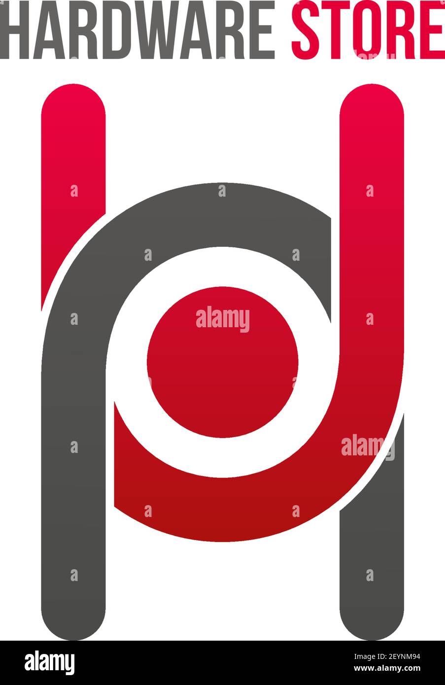 Store hardware tool icon isolated on white background. Store hardware ...