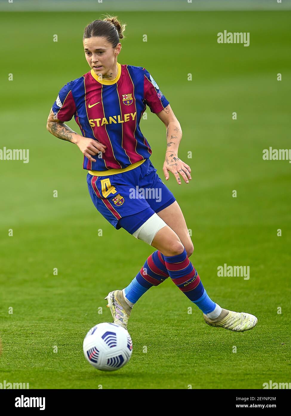 Mapy Leon of FC Barcelona during the Women's Champions League match ...