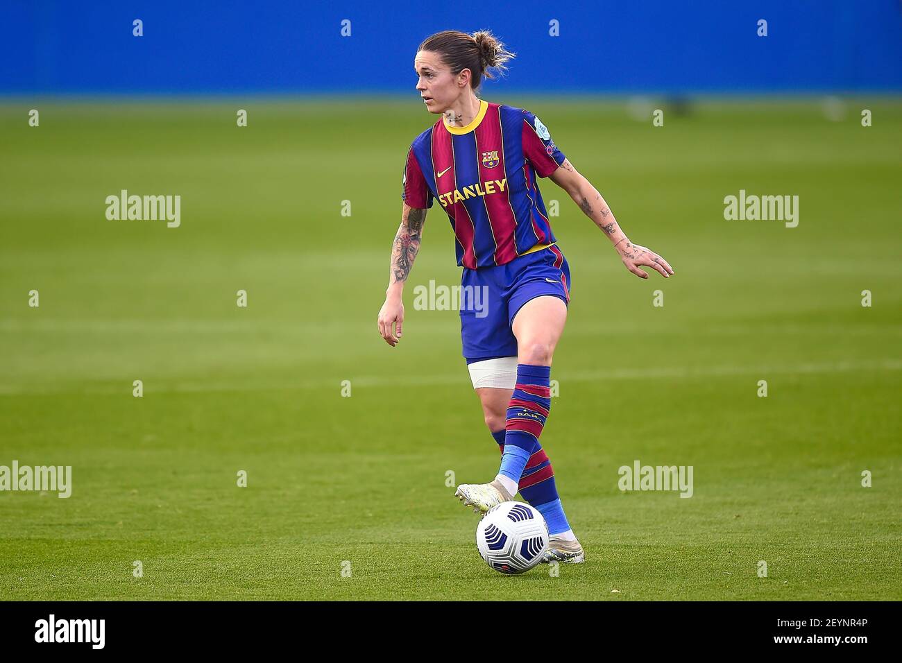 Mapy Leon of FC Barcelona during the Women's Champions League match ...