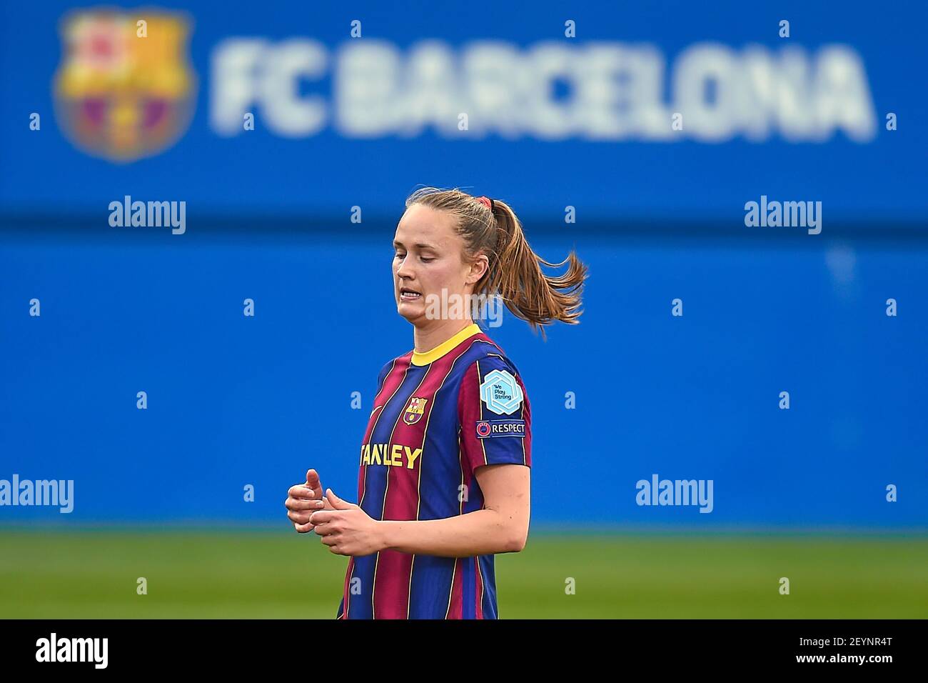 Caroline Graham Hansen of FC Barcelona during the Women's Champions ...