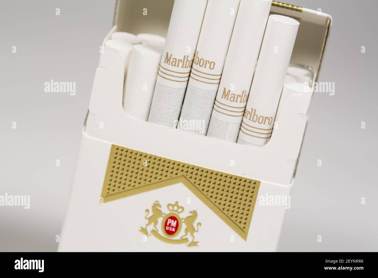 Marlboro Gold cigarettes manufactured by Philip Morris (Altria ...
