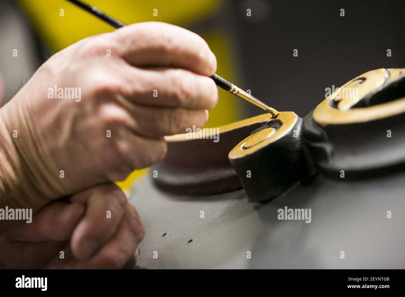 Large clock manufacturing at the Electric Time Company factory in ...